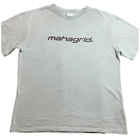 Mahagrid | Shirts | Mahagrid Streetwear Japan Large Teal Spell Out See ...